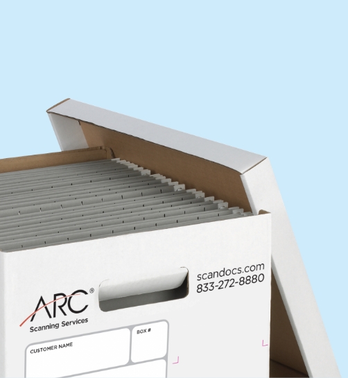 Bulk Document Scanning Services By ARC | Scan By The Box